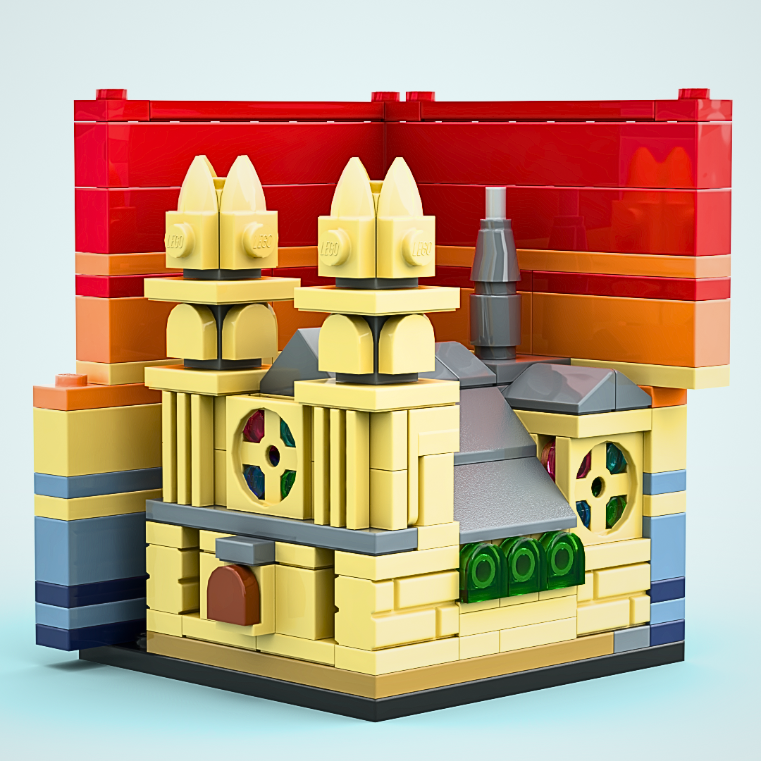 #2 Cathedral of the Madeleine Stack - INSTRUCTIONS and PARTS LIST ...